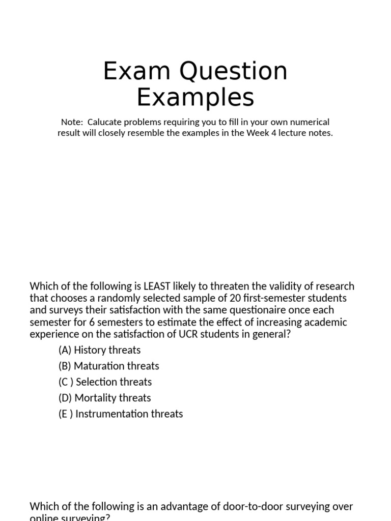 Exam Practice | PDF