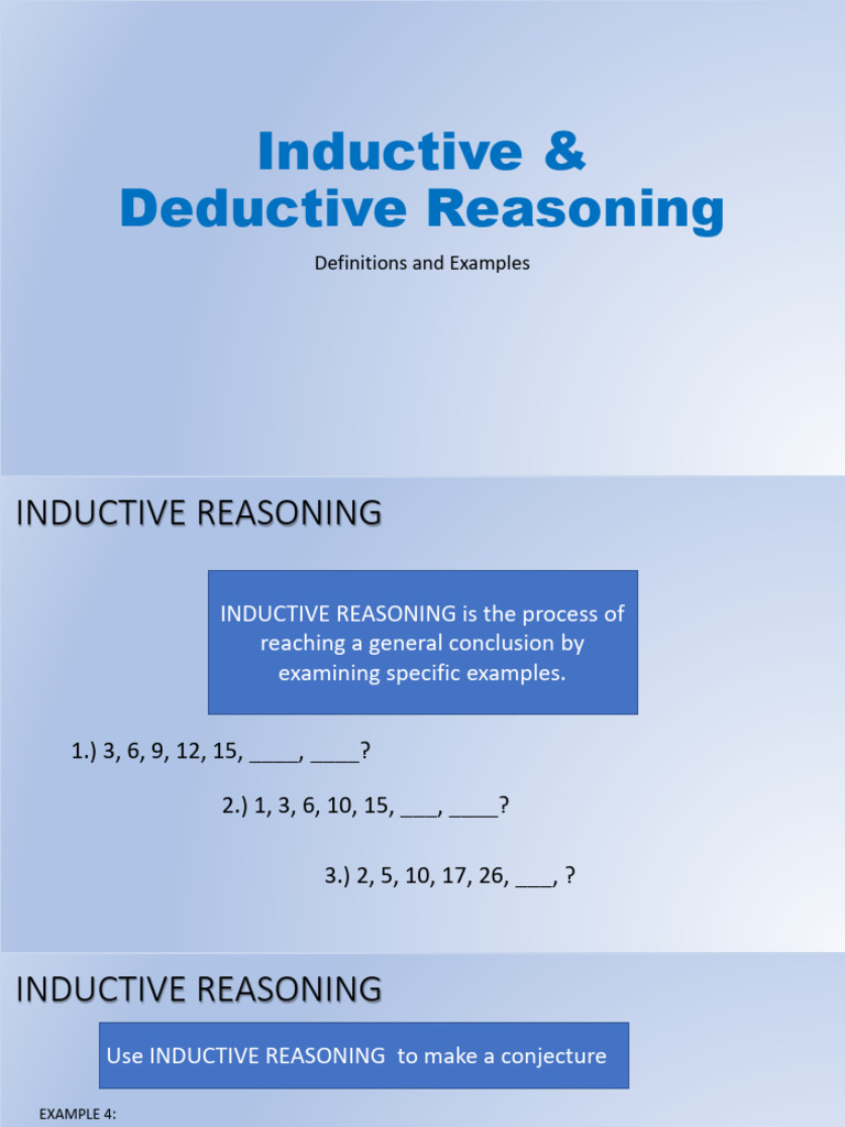 Inductive Deductive Reasoning FEBRUARY 24-28-2025 (1) | PDF | Tsunami ...