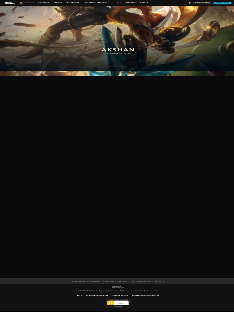 Akshan - Biografia - Universo de League of Legends | PDF