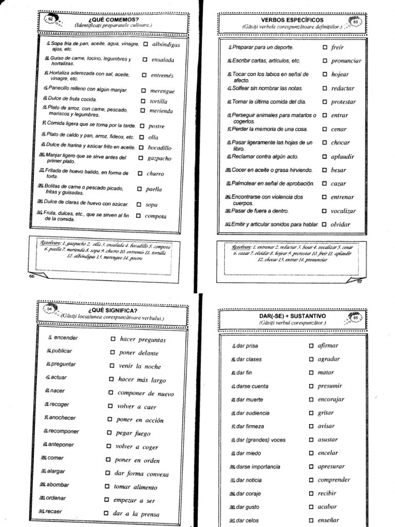 Niculescu Mizil Aurora Teste de Limba Spaniola 1997 17 | PDF ...