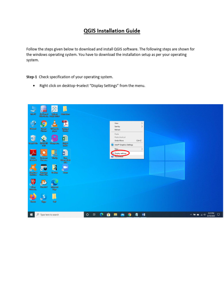 QGIS Installation Steps | PDF