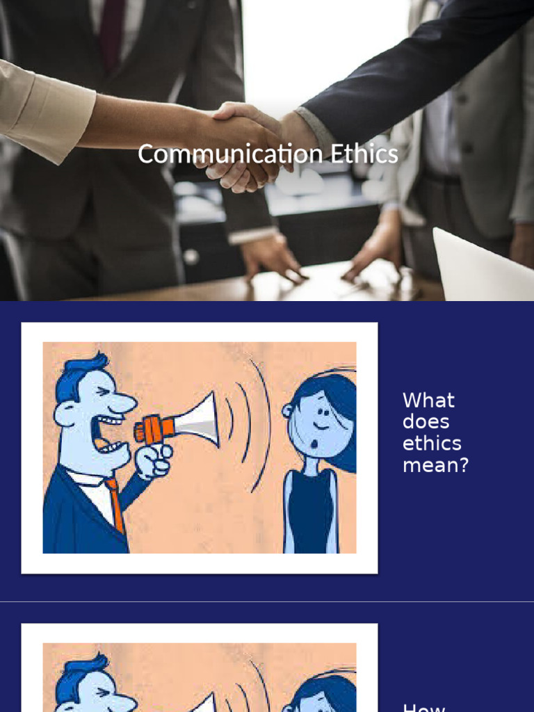 4 Communication Ethics | PDF