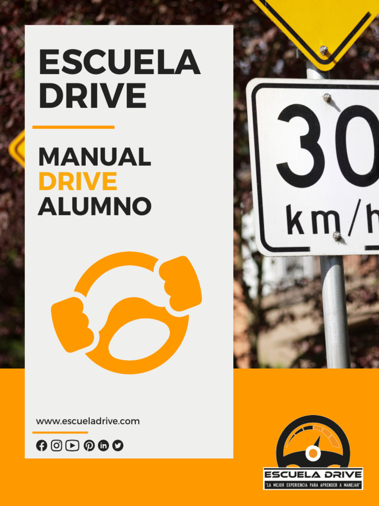 Manual de Conducción Escuela Drive | PDF | Embrague | Tráfico