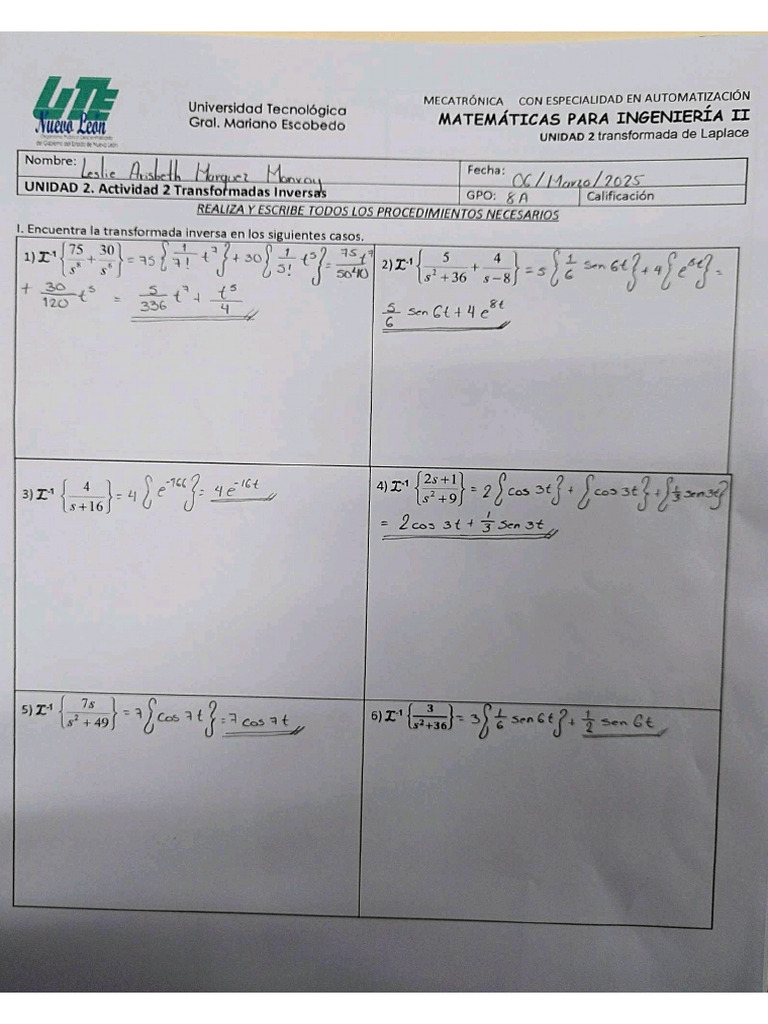 PDF Scanner transformadas inversas | PDF