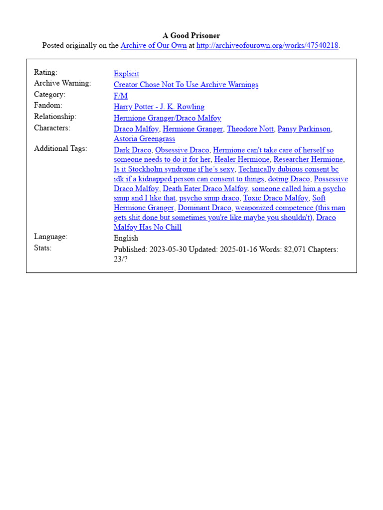 A_Good_Prisoner (2) | PDF | Harry Potter