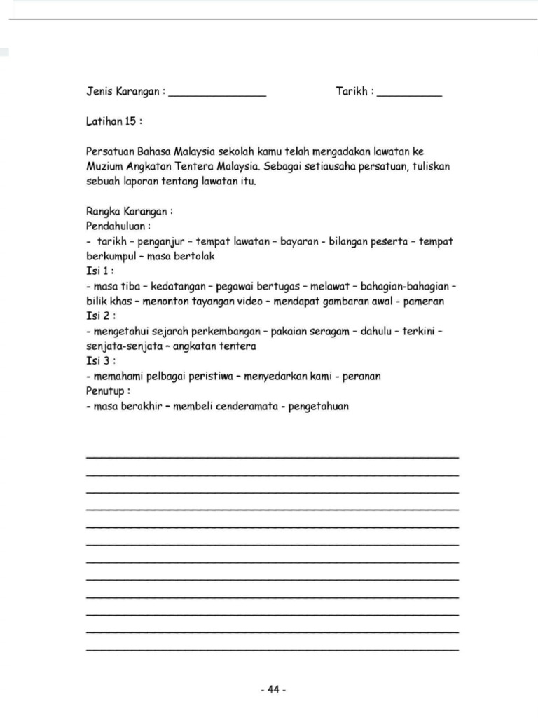 Karangan Berformat | PDF