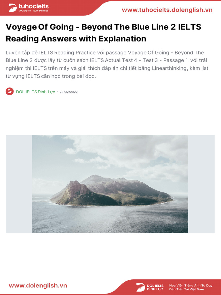 Voyage of Going - Beyond The Blue Line 2 | PDF