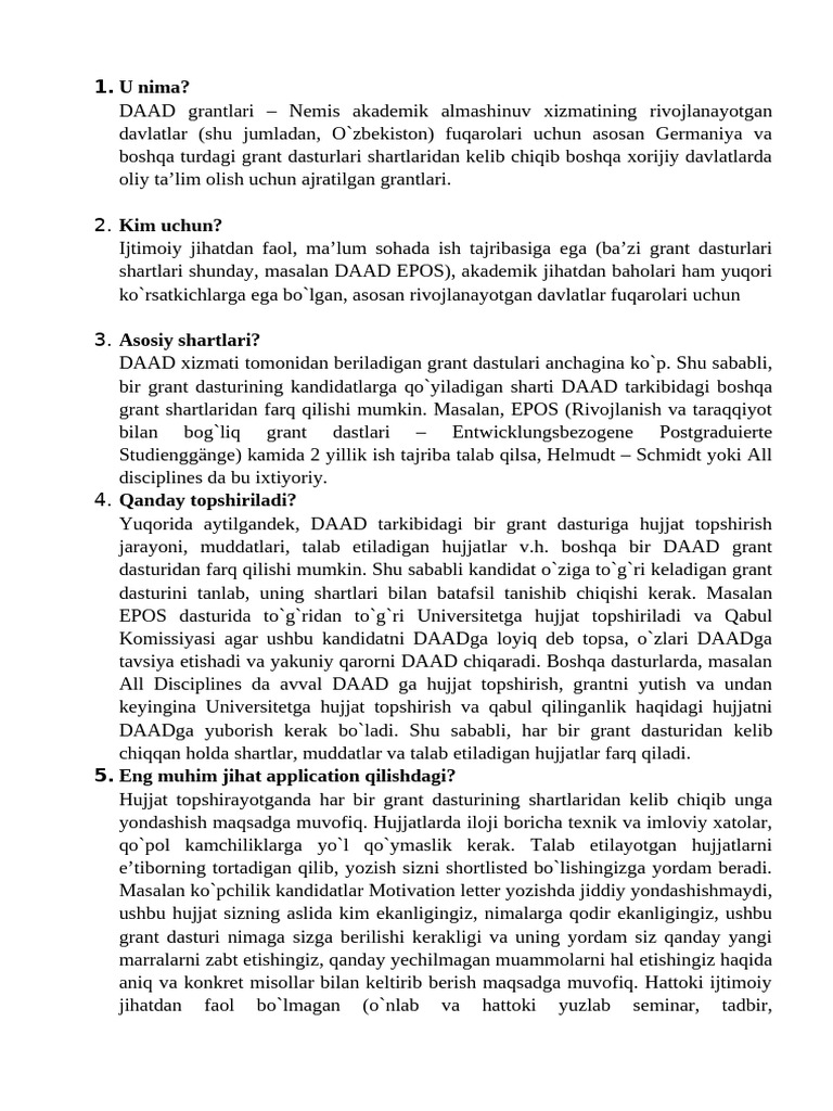 Answers To Questions | PDF