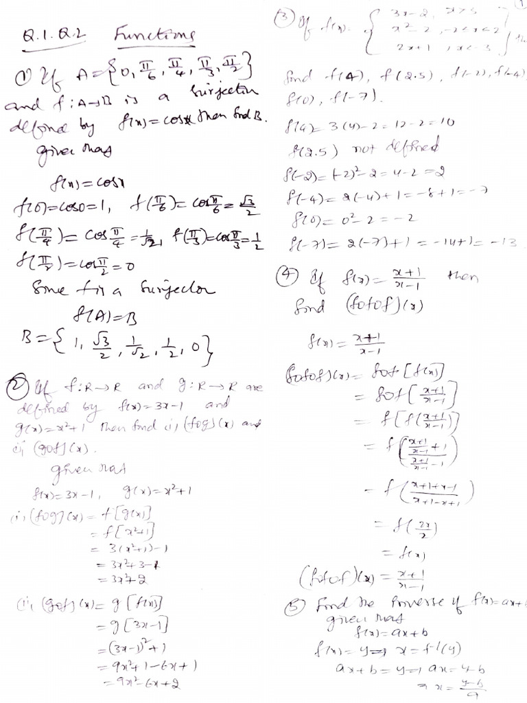 Maths 1A | PDF
