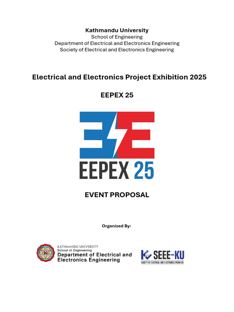 EEPEX 25 Sponsorship Proposal | PDF | Advertising | Robot