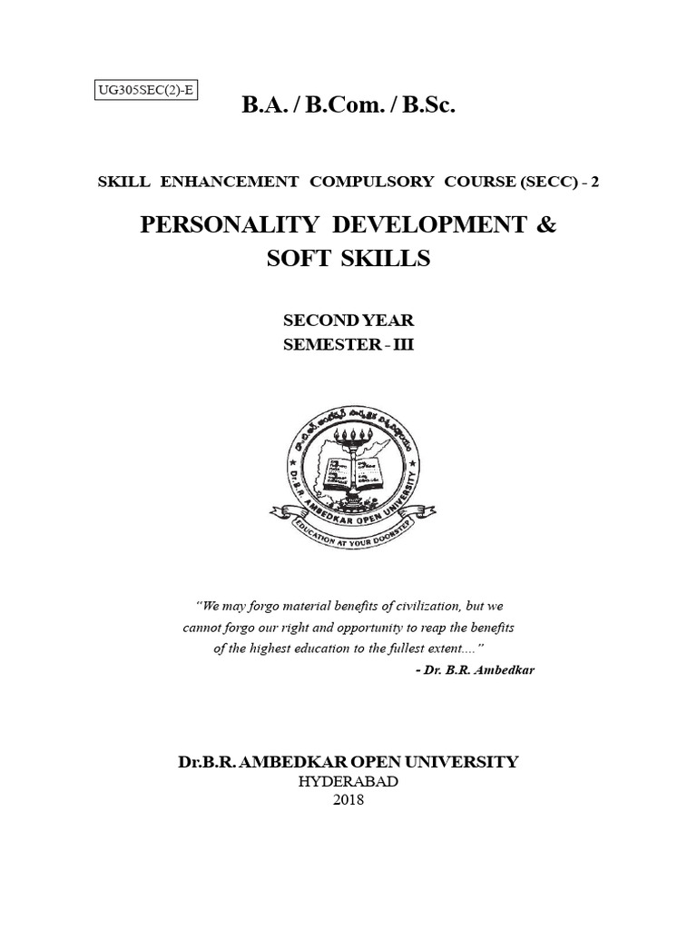 Personality Development Course Overview | PDF