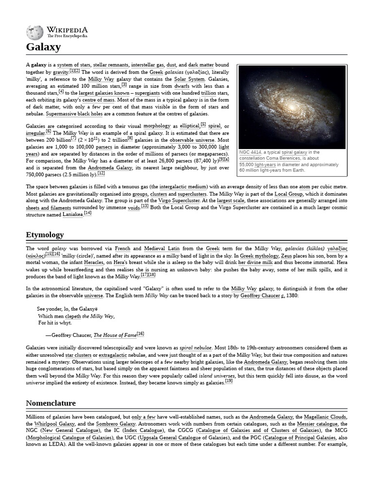 Galaxy | PDF | Galaxy | Quasar