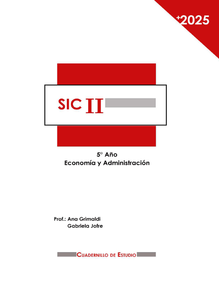 Cuadernillo SIC II | PDF | Bancos | Dinero