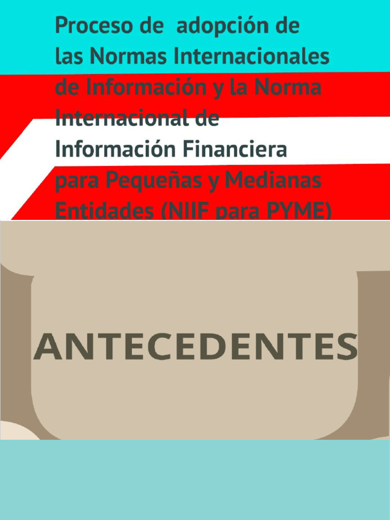 5-Proceso de Adopción de NIIF PARA PYMES en El Salvador | PDF