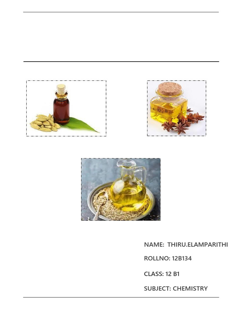 Essential Oil Extraction from Spices | PDF | Essential Oil
