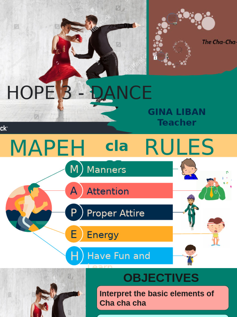 Cha Cha Cha Dance Lesson Plan | PDF | Partner Dance | Ballroom Dance