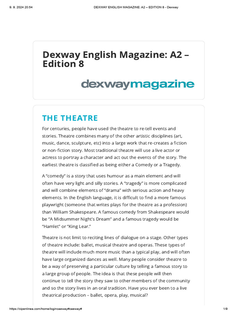 Exploring Theatre, Winter Fun, and Skills | PDF | Theatre | Custard