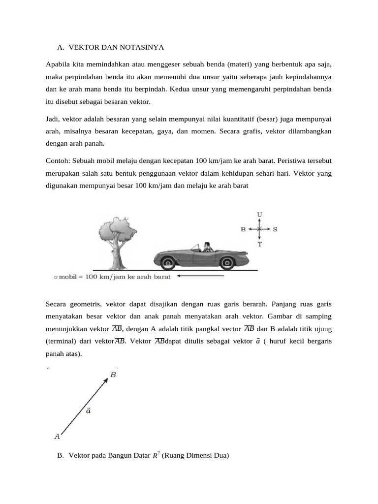 Vektor dalam Dimensi Dua | PDF