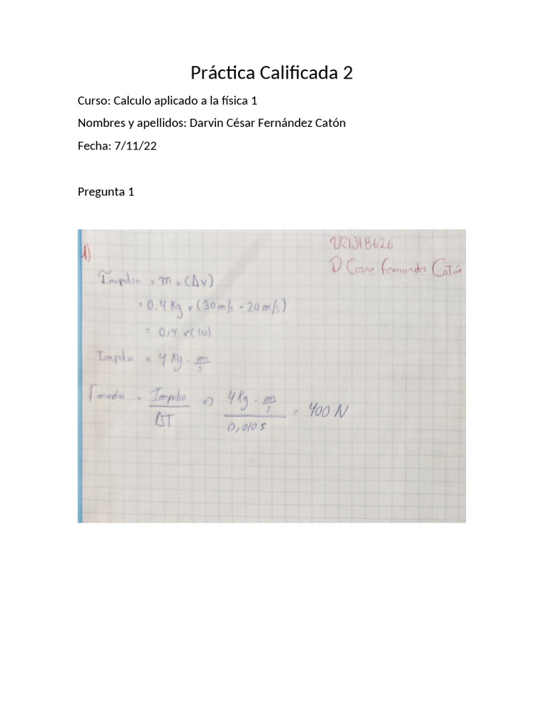 Práctica Calificada 2 | PDF