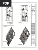 2D AutoCAD House Plan 38x48 with Dimensions | PDF