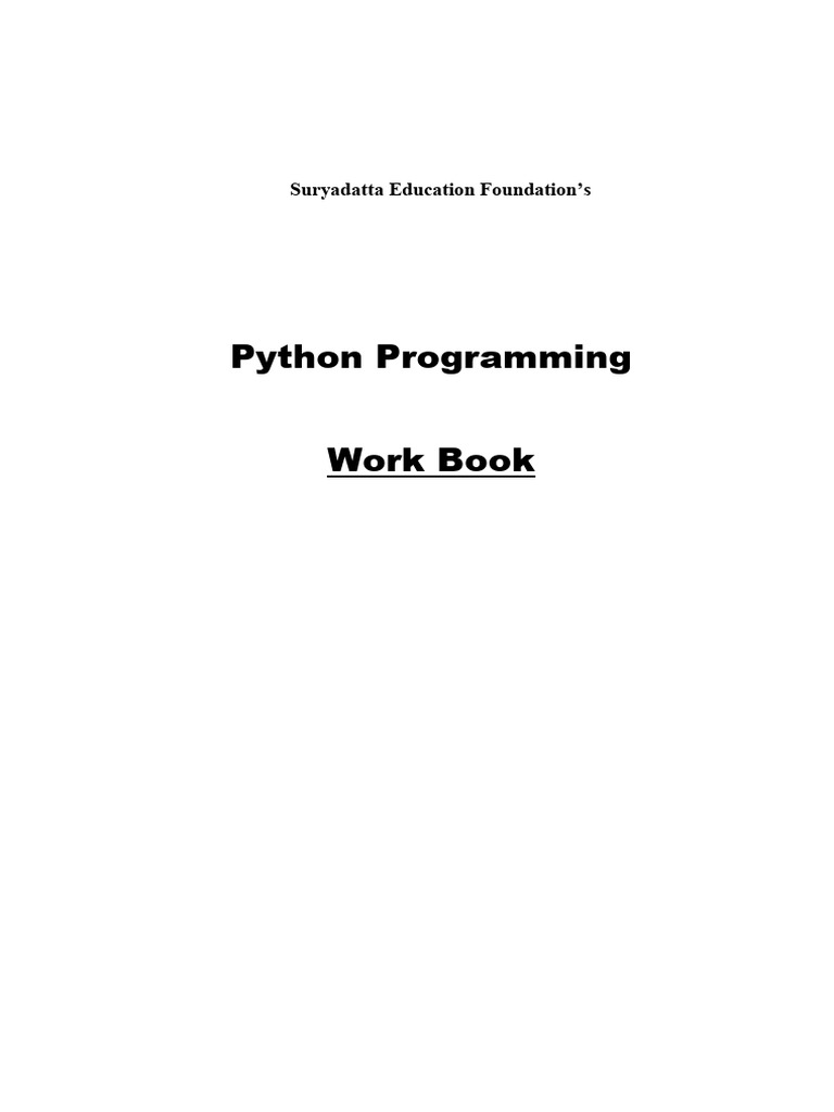 SYBCS-Python Workbook Sem4 SCMIRT 240330 124212 | PDF | Mathematical ...
