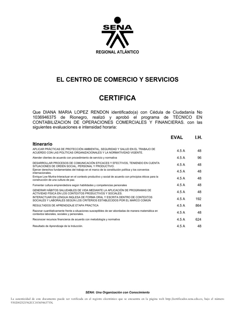 Contenidos Programaticos Sena | PDF