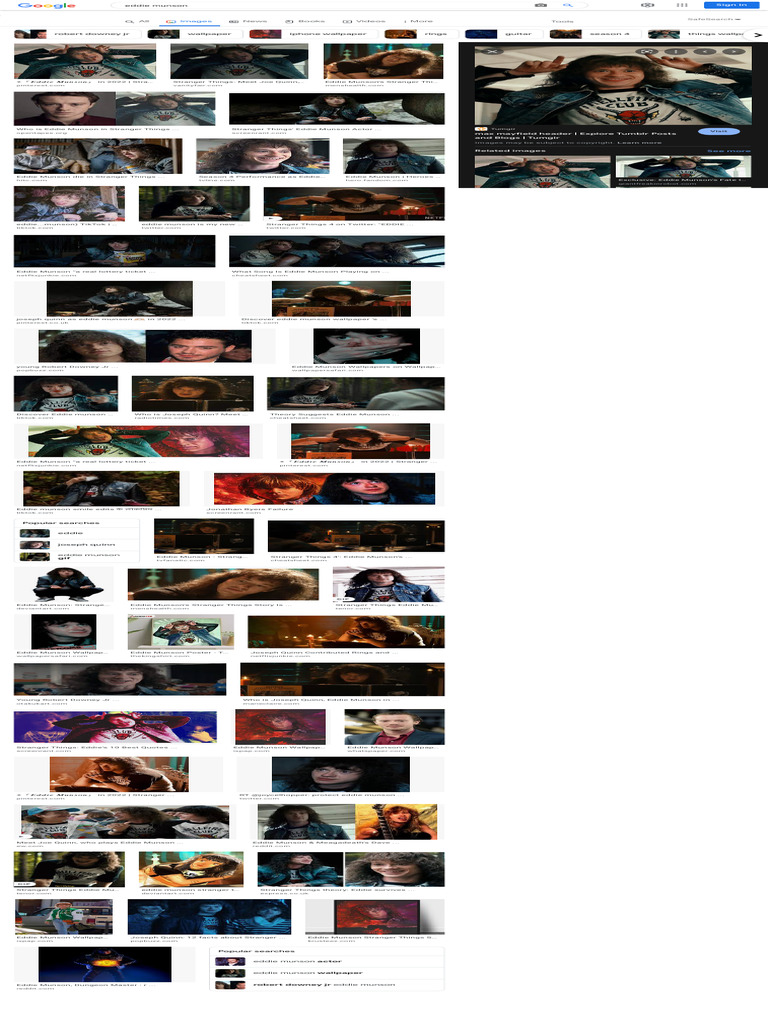 eddie munson - Google Search | PDF