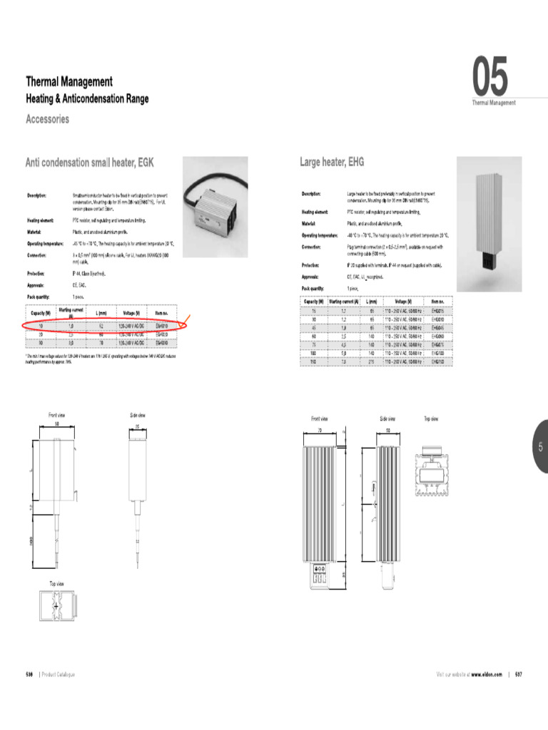 Eldon_Small Heater | PDF