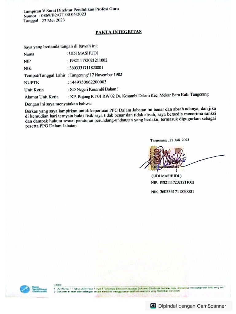 Fakta Integritas | PDF