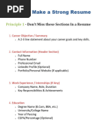 Internshala Resume Guide PDF | PDF