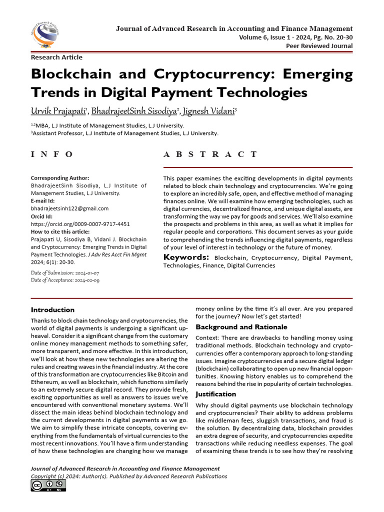 Blockchain and Cryptocurrency Emerging T | PDF | Cryptocurrency | Bitcoin