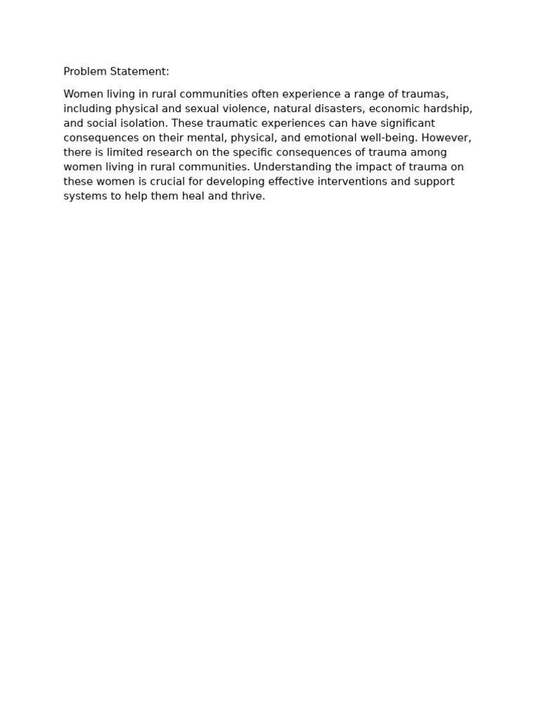 Problem Statement | PDF