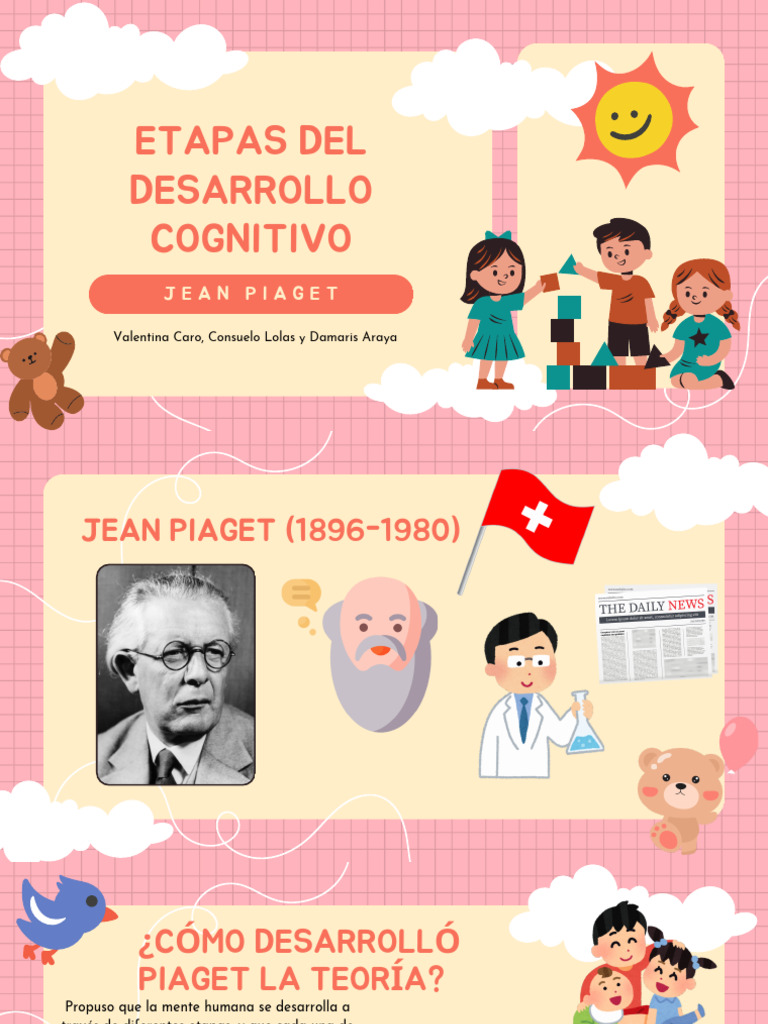 Jean Piaget Etapas Del Desarrollo Cognnitivo | PDF
