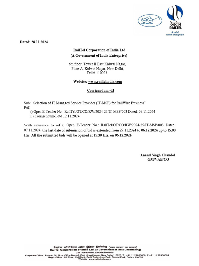 Corrigendum II | PDF