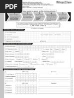Care ClaimForm B | PDF | Hospital | Medicine