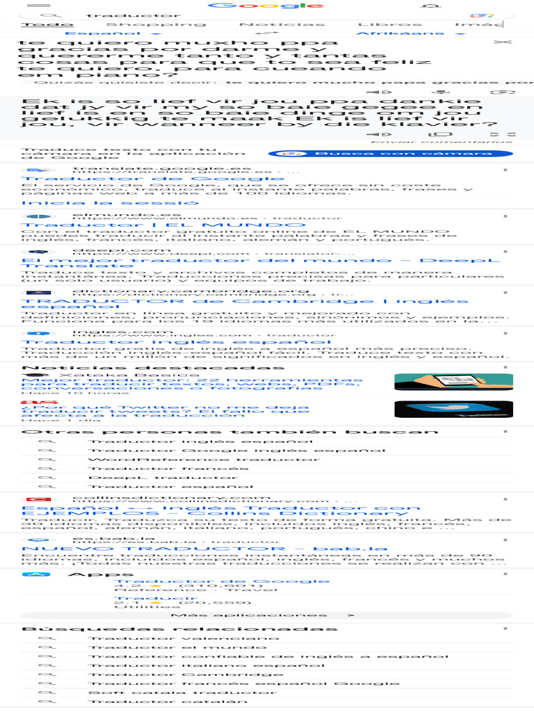 Traductor - Buscar Con Google 2 | PDF | Traducciones | Interpretación ...