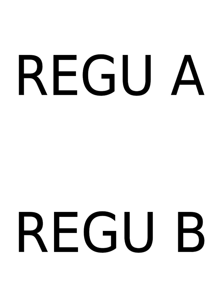 Regu | PDF