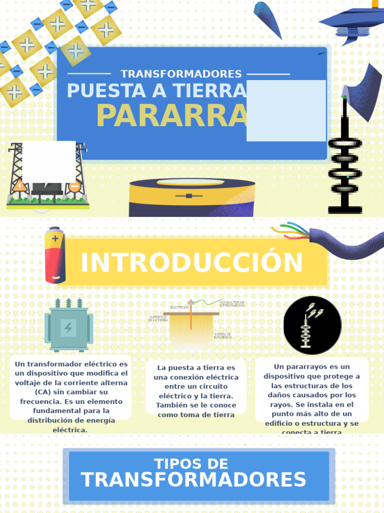 Transformadores, Puesta A Tierra y Pararrayos | PDF | Transformador | Ingenieria Eléctrica