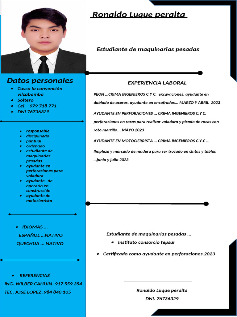 cv de ronaldo | PDF