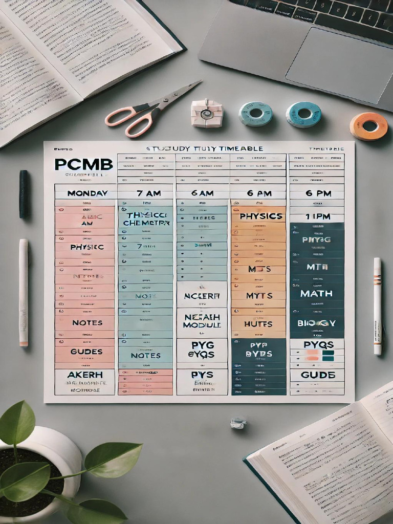 PCMB_Study_Timetable_Weekdays | PDF