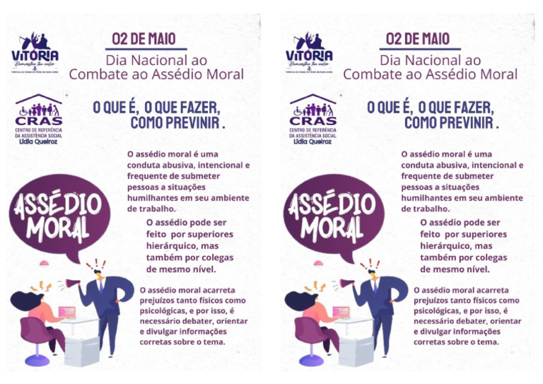 FOLDER Assédio Moral | PDF