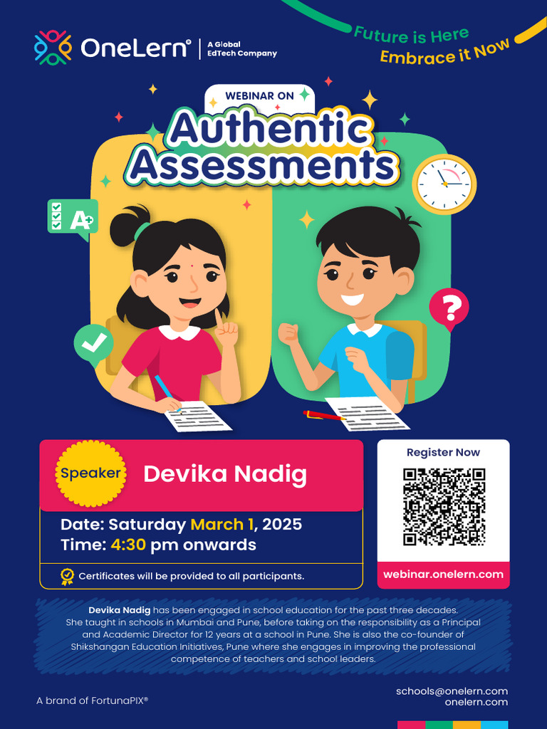 OneLern-Authentic Assessments - Flyer | PDF