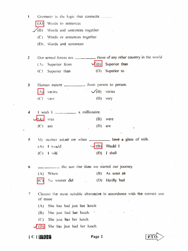 Talati Exam Paper 2014 | PDF