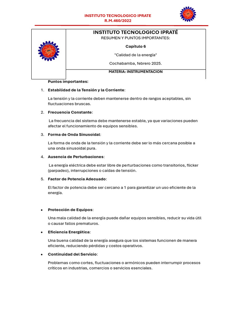 Resumen Capitulo 6 | PDF