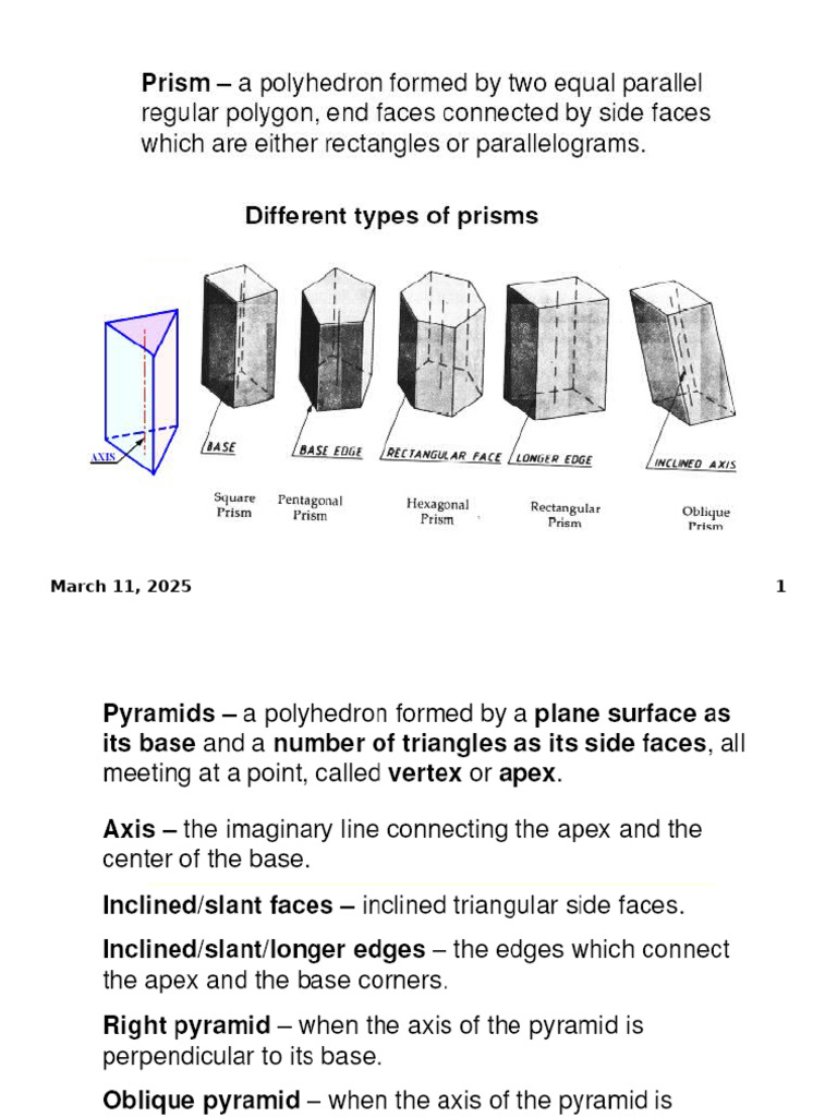 Projections of Solids | PDF | Shape | Triangle