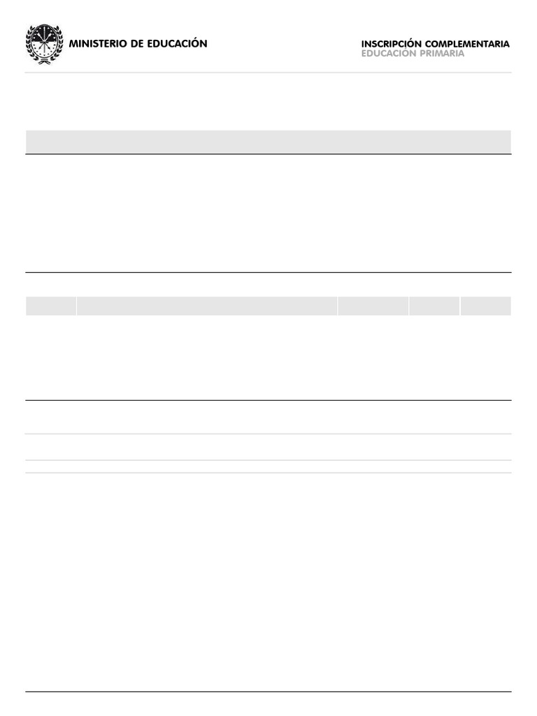 Solicitud de Inscripción Complementaria | PDF | Argentina