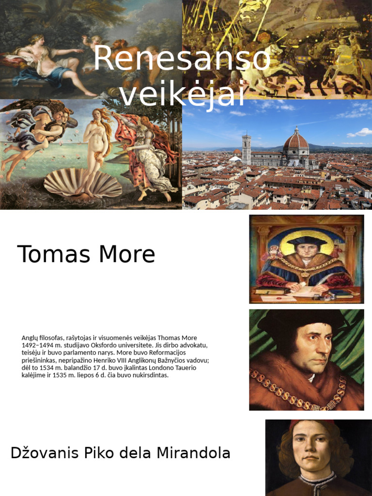 Renesanso Veikėjai 5 | PDF