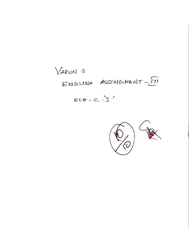 Eng Assignment - 3 | PDF