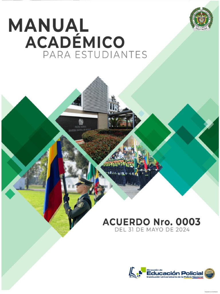 Manual Academico Acuerdo 003 de 2024 | PDF