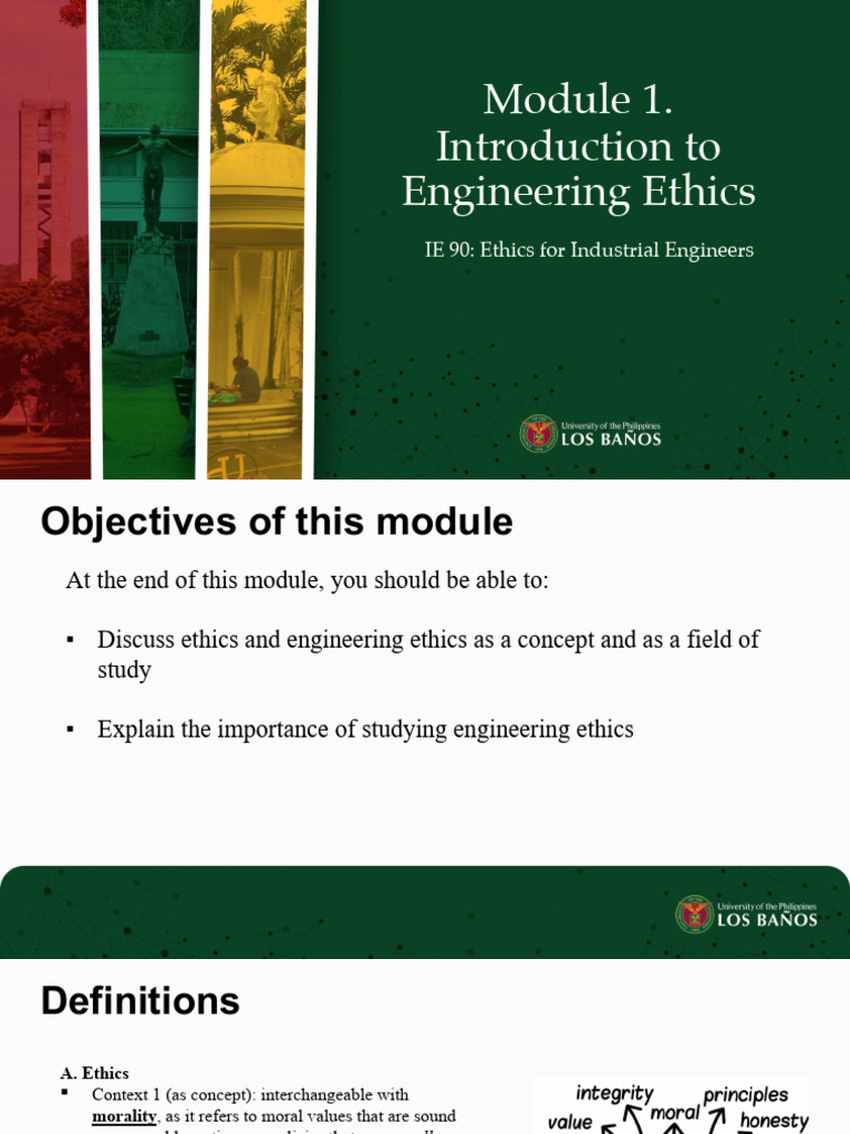 IE 90_Module1_Introduction to Engineering Ethics (1) | PDF | Morality | Reason
